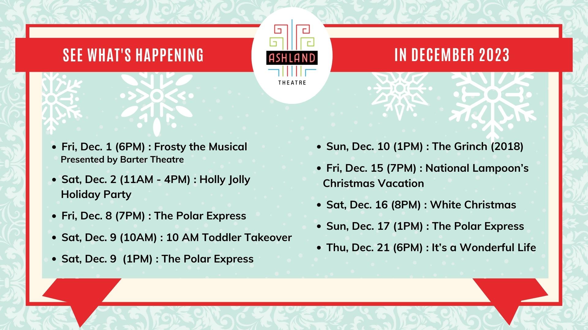 The 2023 Holiday Schedule is here!